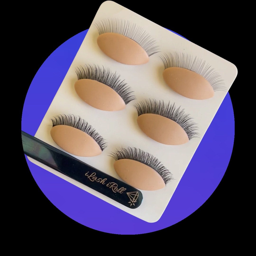 Life Like Practice Eyelash Extensions Eyelids | iLash iRoll