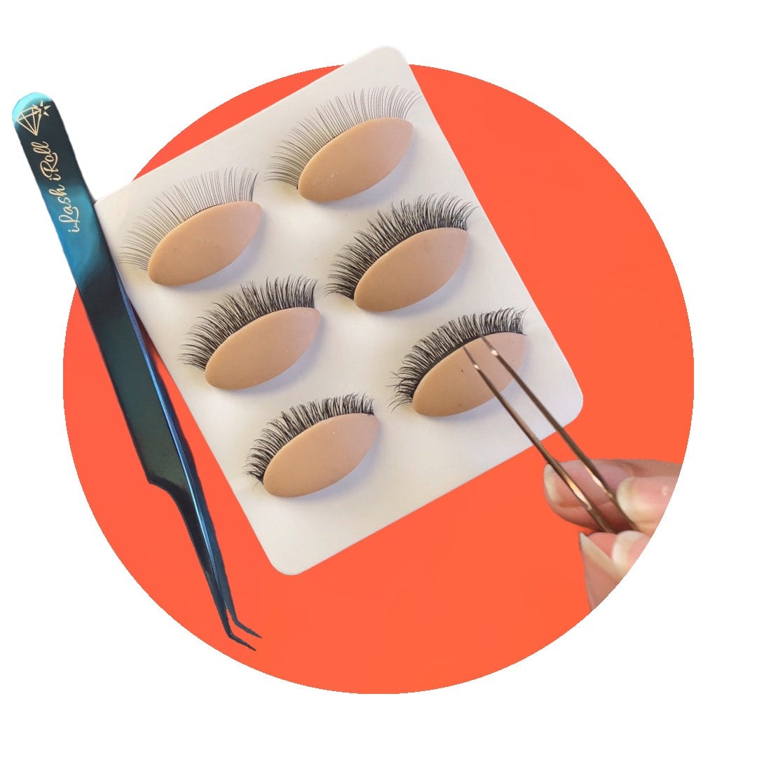 Life Like Practice Eyelash Extensions Eyelids | iLash iRoll